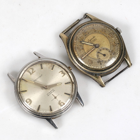 ARMBANDSUR, 2 st, Lagonda, manuellt uppdrag. Klockor & Ur - Armbandsur ...