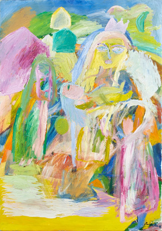 SANDRA MAROTTA (FÖDD 1949). Figure composition, signed Sandra Marotta ...