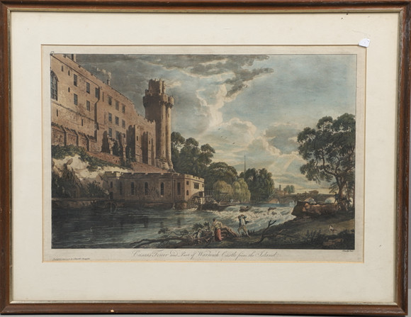 PAUL SANDBY, RA (1731-1809). CAESAR'S TOWER AND PART OF WARWICK CASTLE ...