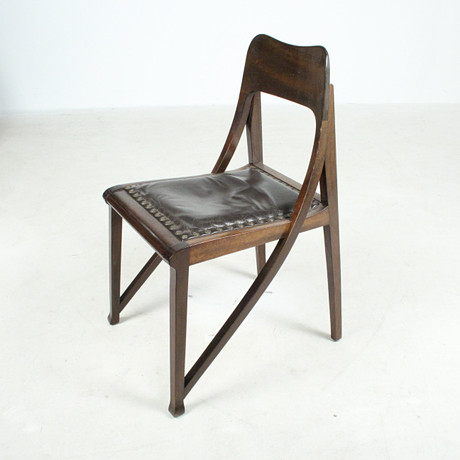 RICHARD RIEMERSCHMID. Music room chair made of walnut wood. Furniture ...