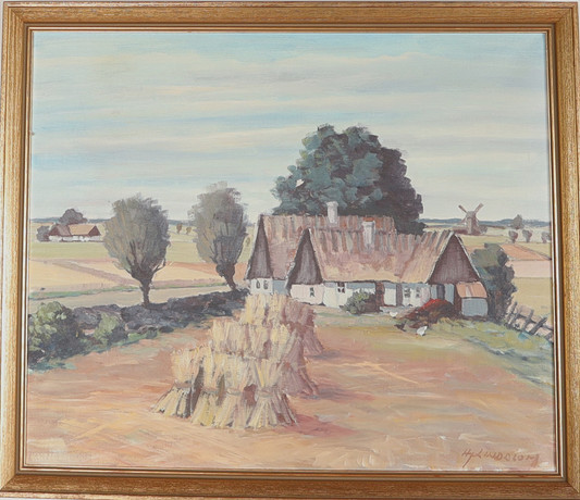 HJALMAR LINDBLOM. OIL on canvas, signed HJ Lindblom. Art - Paintings ...