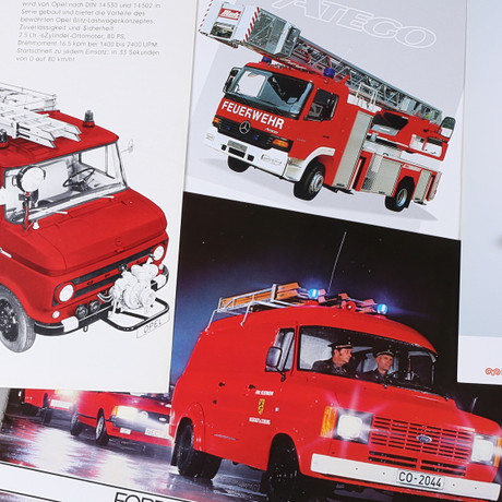 FIRE TRUCKS, sales brochures, 1970s/80s/90s/00s. Books, Maps ...