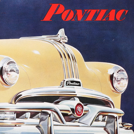 PONTIAC, car brochures, 1930s/40s/50s. Books, Maps & Manuscripts ...