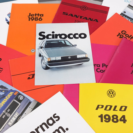 VOLKSWAGEN, car brochures, 1980s. Books, Maps & Manuscripts - Other ...