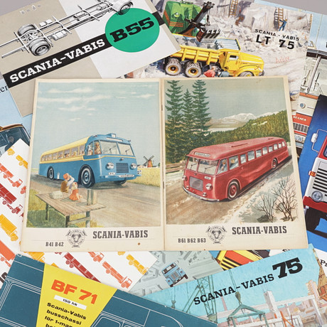 SCANIA, sales brochures, 1950s/60s. Books, Maps & Manuscripts - Other ...