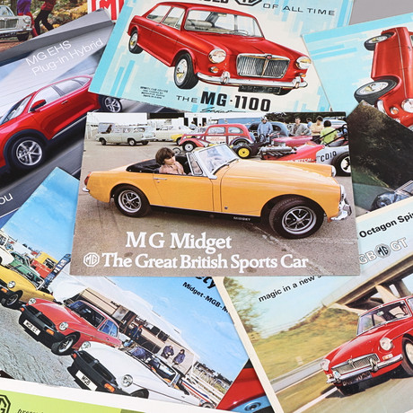 MG, car brochures, 1960s/70s/80s/90s/00s. Books, Maps & Manuscripts ...