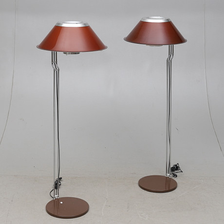 PER SUNDSTEDT. floor lamps, 2 pcs, "Mars", Ateljé Lyktan/Kosta Lampan ...