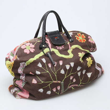 VÄSKA, Firma Svenskt Tenn, klädd i "Hawaii" av Josef Frank ...