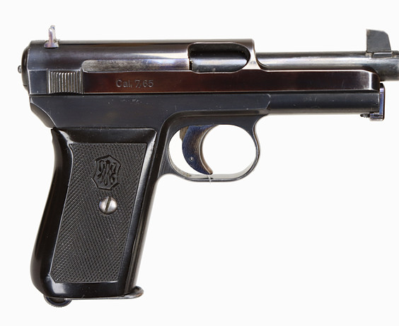 69. PISTOL, Halvautomatisk, fabrikat Mauser Obendorf, modell 1914 ...