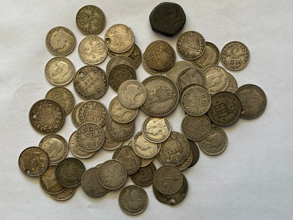 A COLLECTION OF VICTORIAN AND LATER SMALL SILVER. Coins, Medals ...