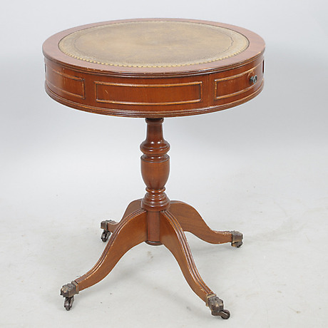 CAROUSEL TABLE with leather top, English style. Furniture - Tables ...