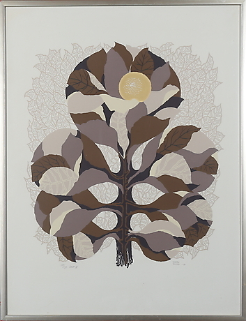 JERRY ROUPE. Color lithograph, "Etat II" signed, dated -80 and numbered ...