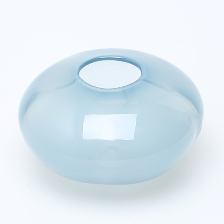 ANN WOLFF & WILKE ADOLFSSON. Vase, Glas, signiert Stenhytta WW ...