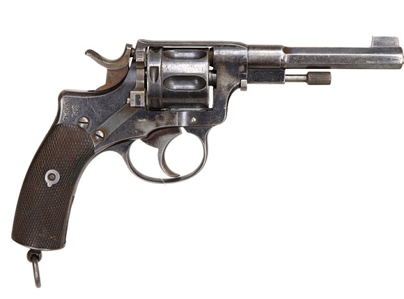 REVOLVER, Doble Acción, marca Husqvarna, modelo 1887, calibre 7.5mm ...