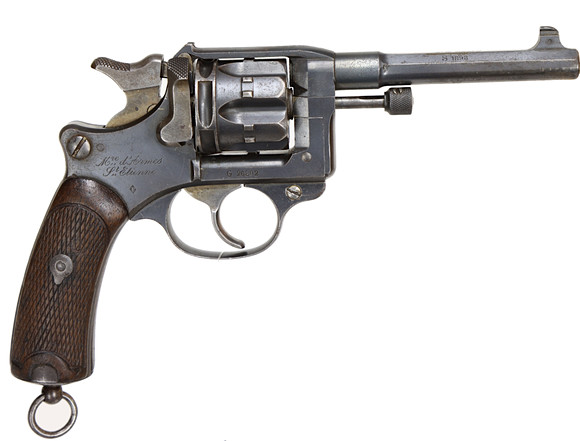 REVOLVER, Doble Acción, marca St Etienne, modelo 1892, calibre 8mm ...