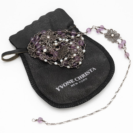 YVONE CHRISTA. halsband, silver. Smycken & Ädelstenar - Collier - Auctionet