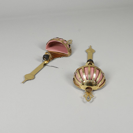 A PAIR OF MIDDLE EASTERN STYLE BRASS WALL LIGHTS. Lighting & Lamps ...