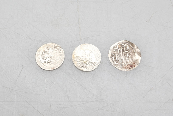 MYNT, 3 st, silver, turkiska, medeltida. Mynt, Medaljer & Frimärken ...