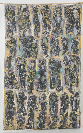 VALTER GIBSON (1928-2002). Komposition, med blandteknik och collage ...