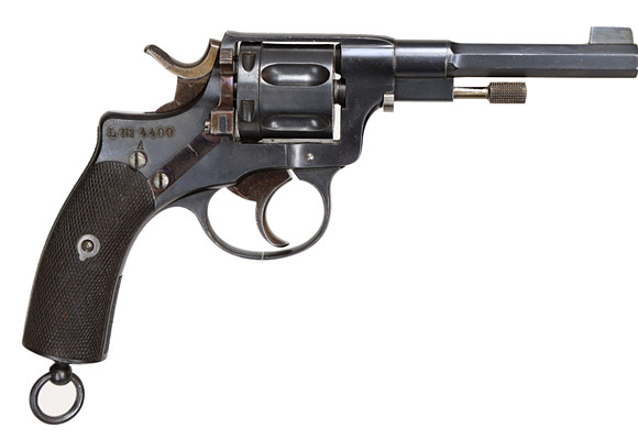 REVOLVER, Double Action, make Husqvarna, model 1887, caliber 7.5mm ...