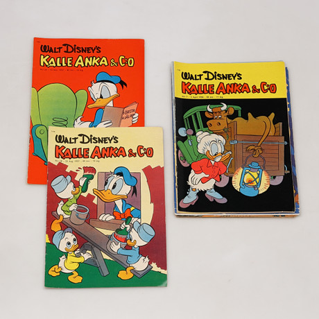 KALLE ANKA & CO, etc., 1950-1958, 7 dlr. Books, Maps & Manuscripts ...