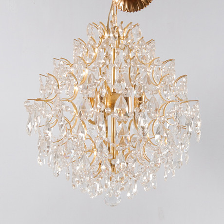 CHANDELIER, with prisms, 2000s. Lighting & Lamps - Ceiling lights ...