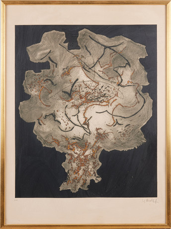 YANNICK BALLIF. Komposition, etsning, signerad och E:A. Konst - Grafik ...