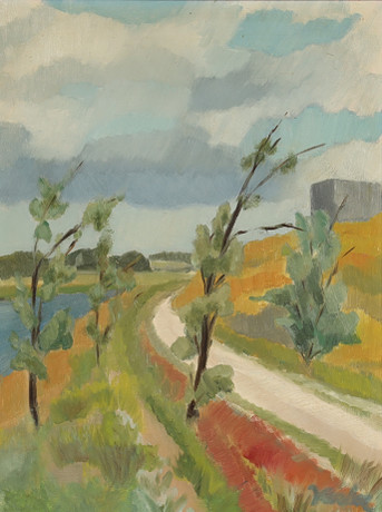 LARS HERDER. Landscape picture. Art - Paintings - Auctionet