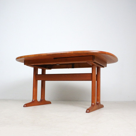GLOSTRUP, Denmark. Dining table, extendable, teak, 1970s. Furniture ...