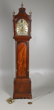 AN 18TH CENTURY MAHOGANY LONGCASE CLOCK. Clocks & Watches - Longcase ...