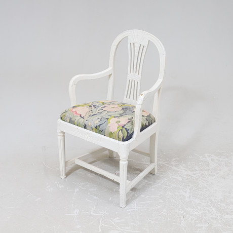 KARMSTOL, Axet-modell, gustaviansk, 1700-/1800-tal. Möbler - Fåtöljer ...