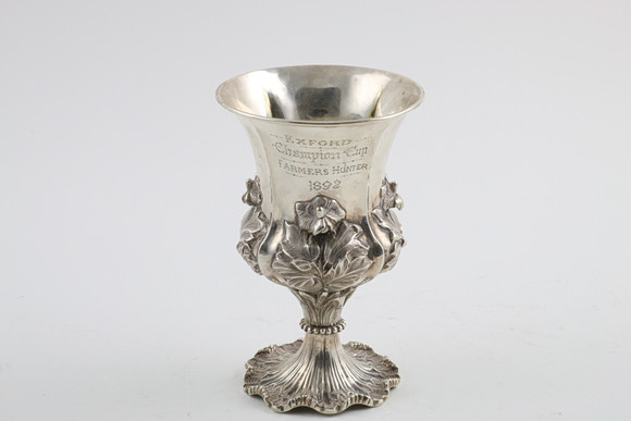 A WILLIAM IV GOBLET. Silver & Metals - Silver - Auctionet