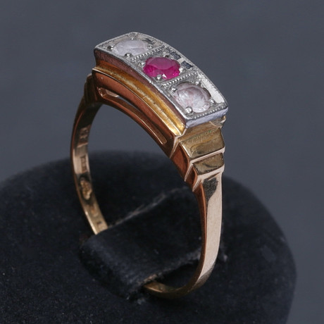 RING, 18 k guld 3,12 gram. Smycken & Ädelstenar - Ringar - Auctionet