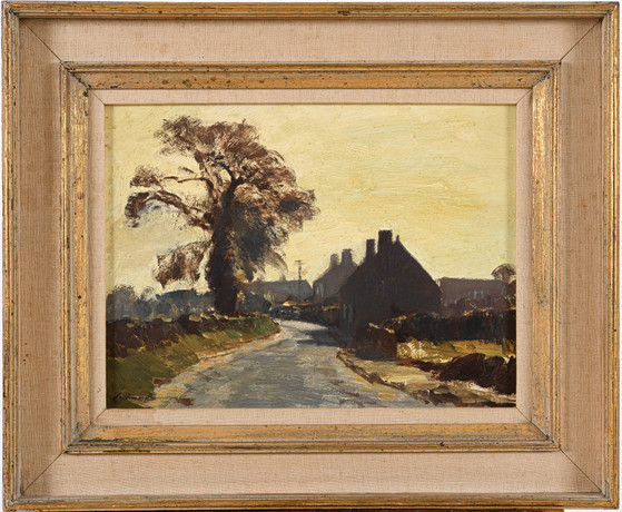 EDWARD SEAGO, RWS (1910-1974). OCTOBER MORNING, UPPER HORNING. Art ...