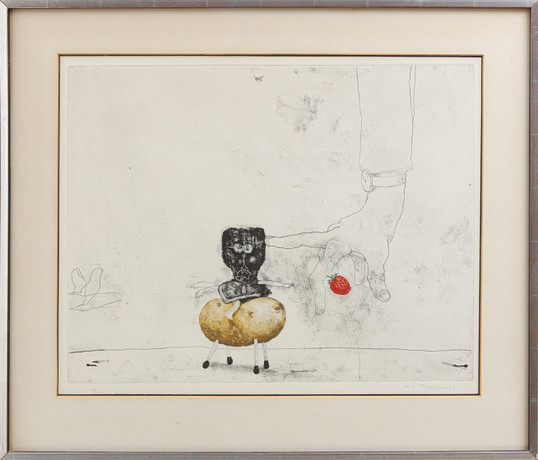 PER GUNNAR THELANDER. Lithograph, signed and numbered 47/50. Art ...