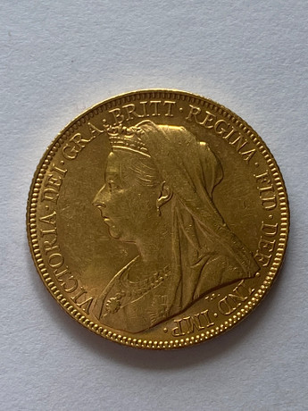 A QUEEN VICTORIA SOVEREIGN, 1901. Coins, Medals & Stamps - Coins ...