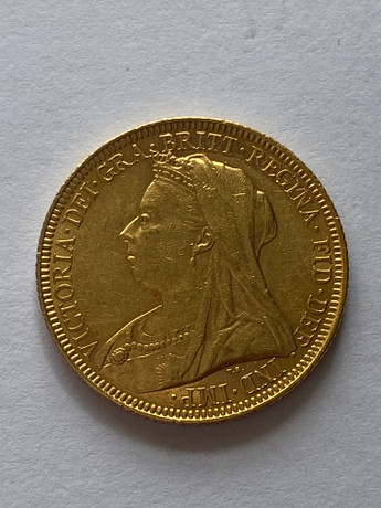 A QUEEN VICTORIA SOVEREIGN, 1893. Coins, Medals & Stamps - Coins ...