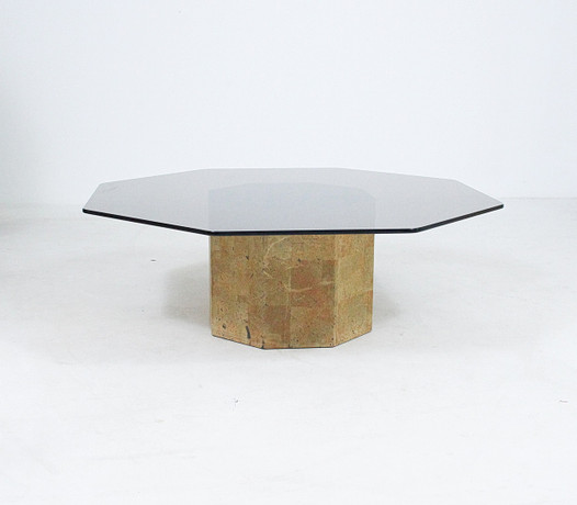 Oktagonaler coffee table / Beistelltisch, der 1980er Jahre. Möbel ...