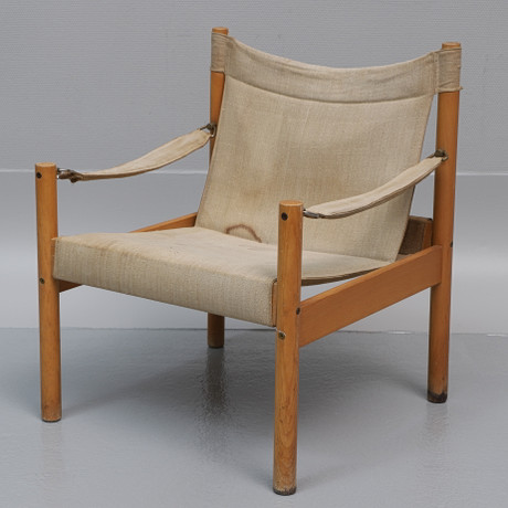 SAFARI CHAIR, canvas, probably Johanson Design, Markaryd. Furniture ...