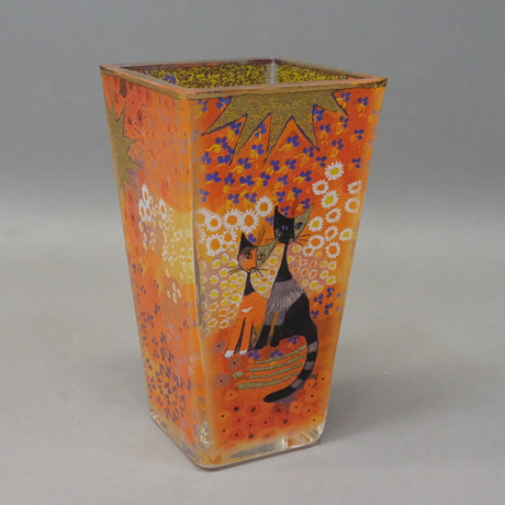 ROSINA WACHTMEISTER, GOEBEL, VASE. Glass - Utility glass - Auctionet