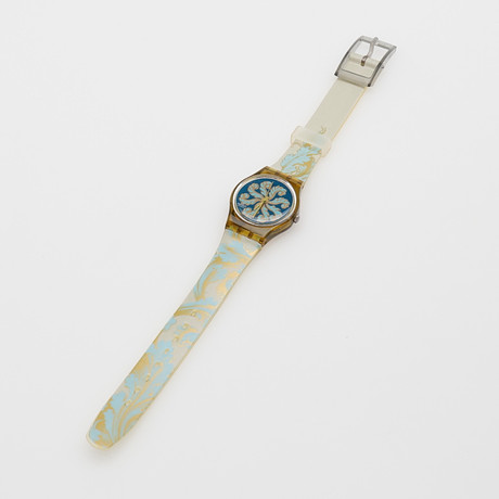 SWATCH DAMARMBANDSUR, "BRODE D'OR", 1990. Klockor & Ur - Armbandsur ...