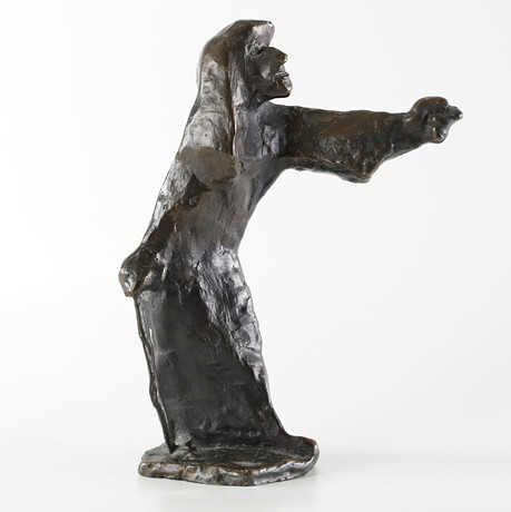BROR MARKLUND. Sculpture, bronze, "Fru Kristina", from the Master Olof ...