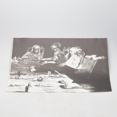 ROJ FRIBERG. "Post Festum", lithograph, signed, numbered 56/300 and ...