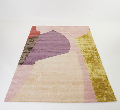 LAYERED, "Candyland", Rug, Contemporary, Wool/ Tencel, Labeled. Carpets ...