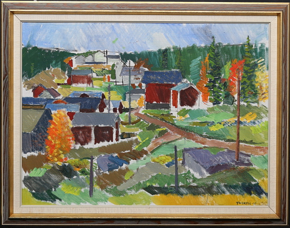 PÄR THORELL. Olja på duk, signerad och daterad THORELL -69. Konst ...