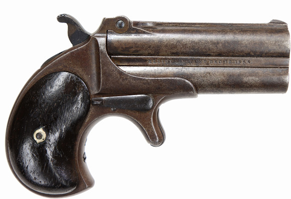 PISTOL, Single shot, make Remington, model 1865 First Model, caliber ...