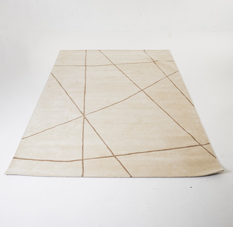 LAYERED, "Frost", matta, samtida, ull, etikettmärkning. Mattor & Textil ...