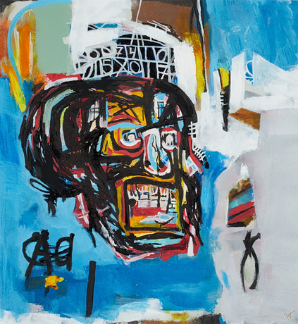 RICHARD RYAN (SVERIGE, FÖDD 1974). "Homage a Basquiat II", signed Ryan ...
