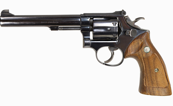 REVOLVER, Single Action, make Smith & Wesson, model K38, caliber .38 ...