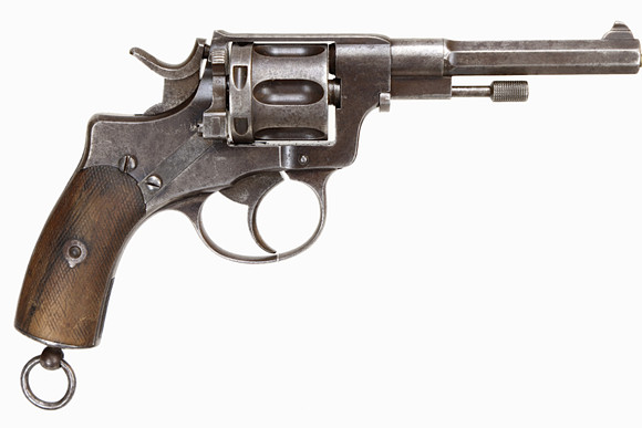 REVOLVER, Doble Acción, marca Brevette Nagant, modelo 84-87 FM, calibre ...